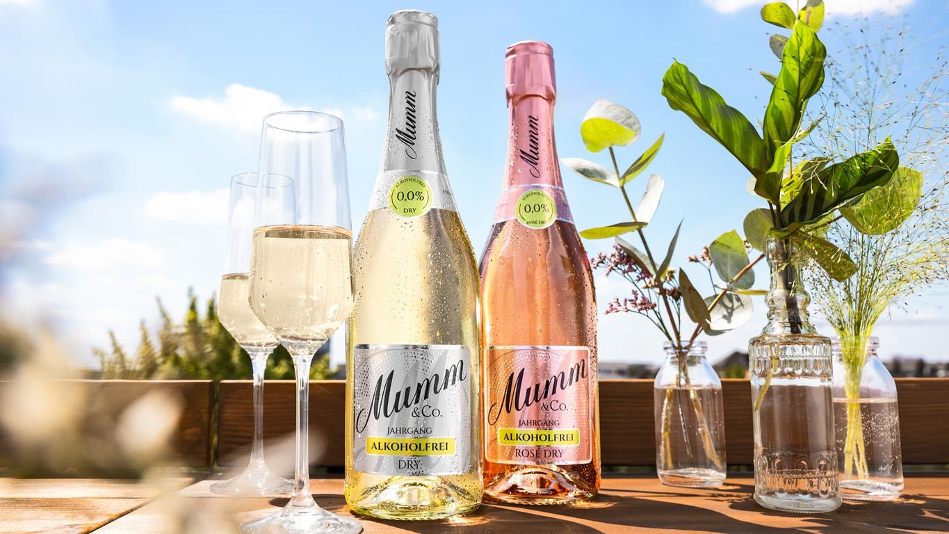 Rotkäppchen-Mumm stellt neue alkoholfreie Sekte* mit 0,0% vor